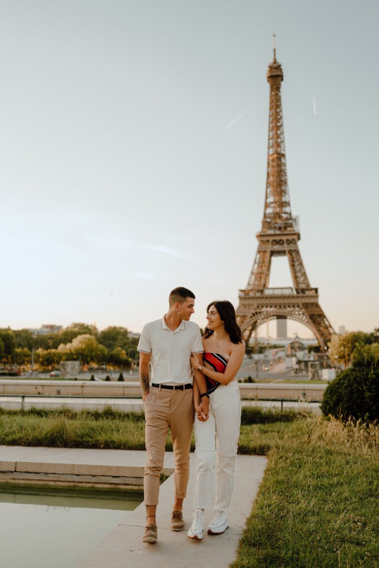 Couples Session in Paris, France at Eiffel Tower | Cassidy Lynne