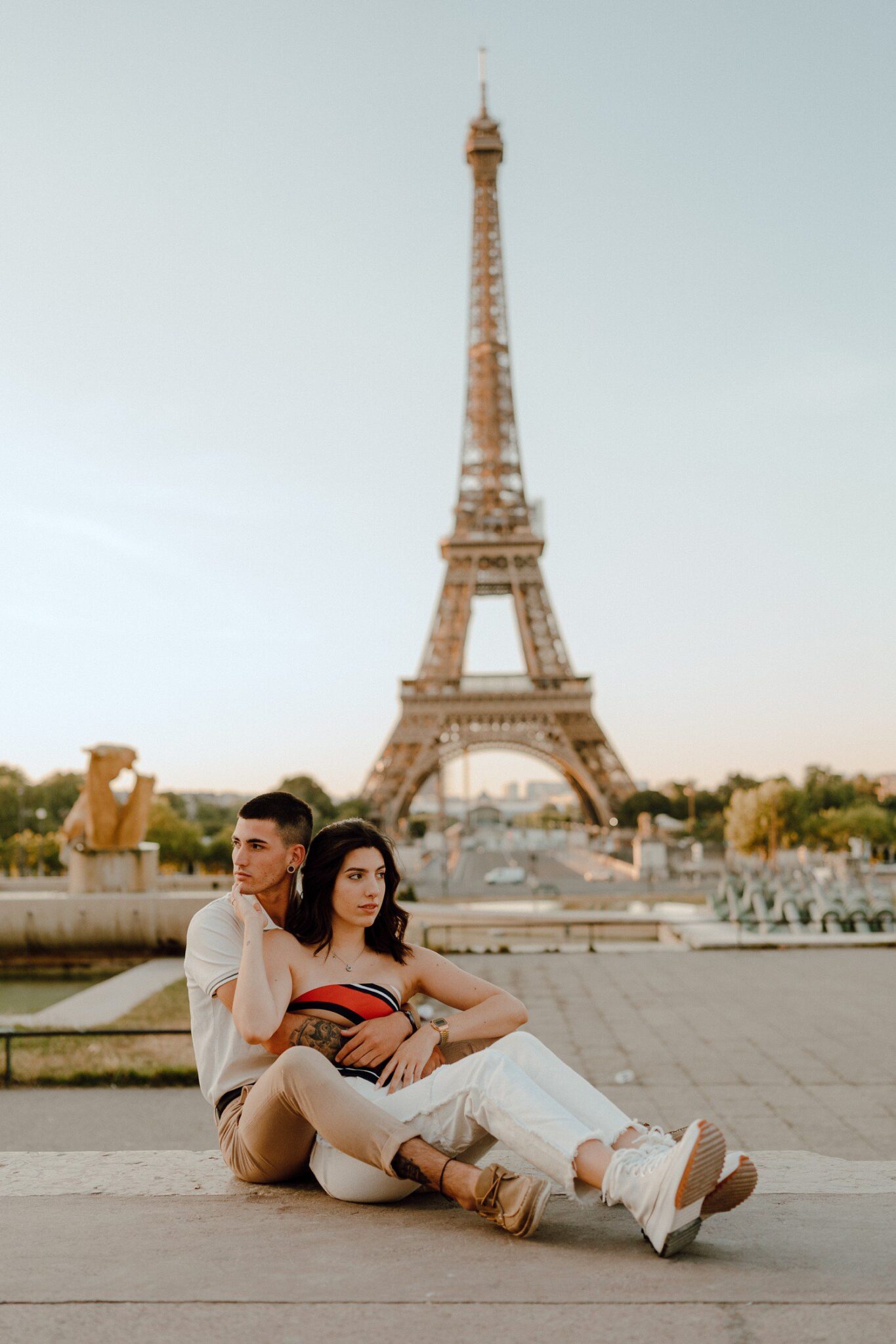 Couples Session in Paris, France at Eiffel Tower | Cassidy Lynne