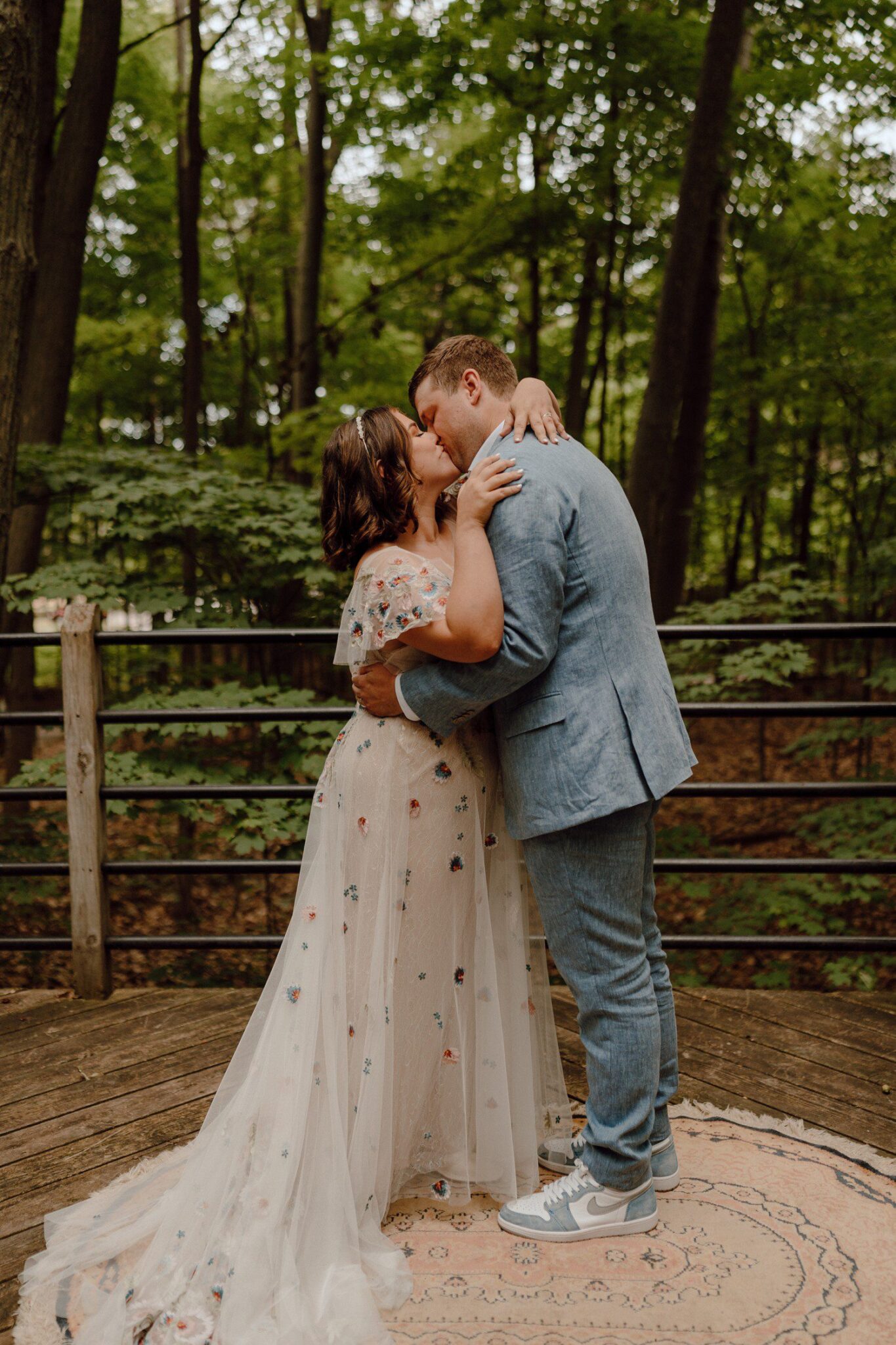 Intimate Lake Michigan Forest Wedding at Kirk Park | Cassidy Lynne