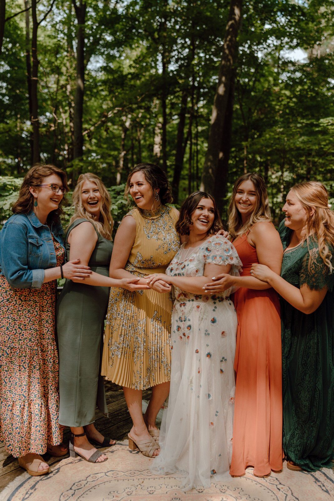 Intimate Lake Michigan Forest Wedding at Kirk Park | Cassidy Lynne