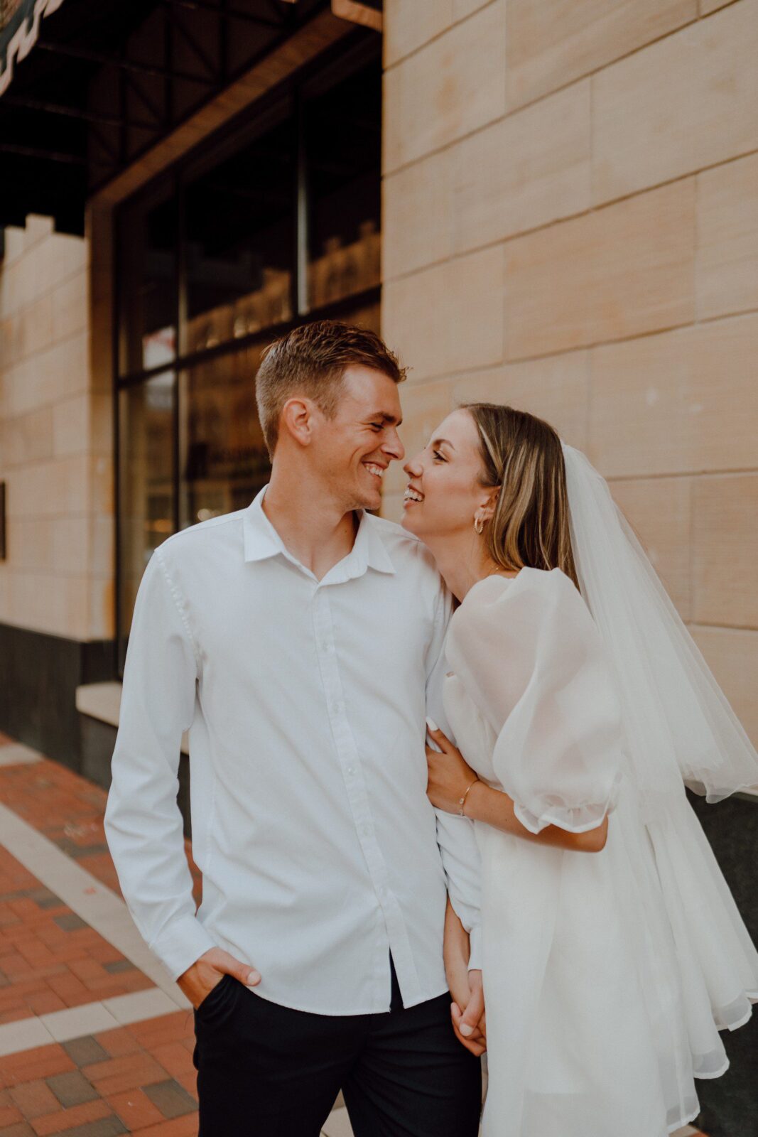 Direct Flash Engagement Photos in Michigan | Cassidy Lynne Photo