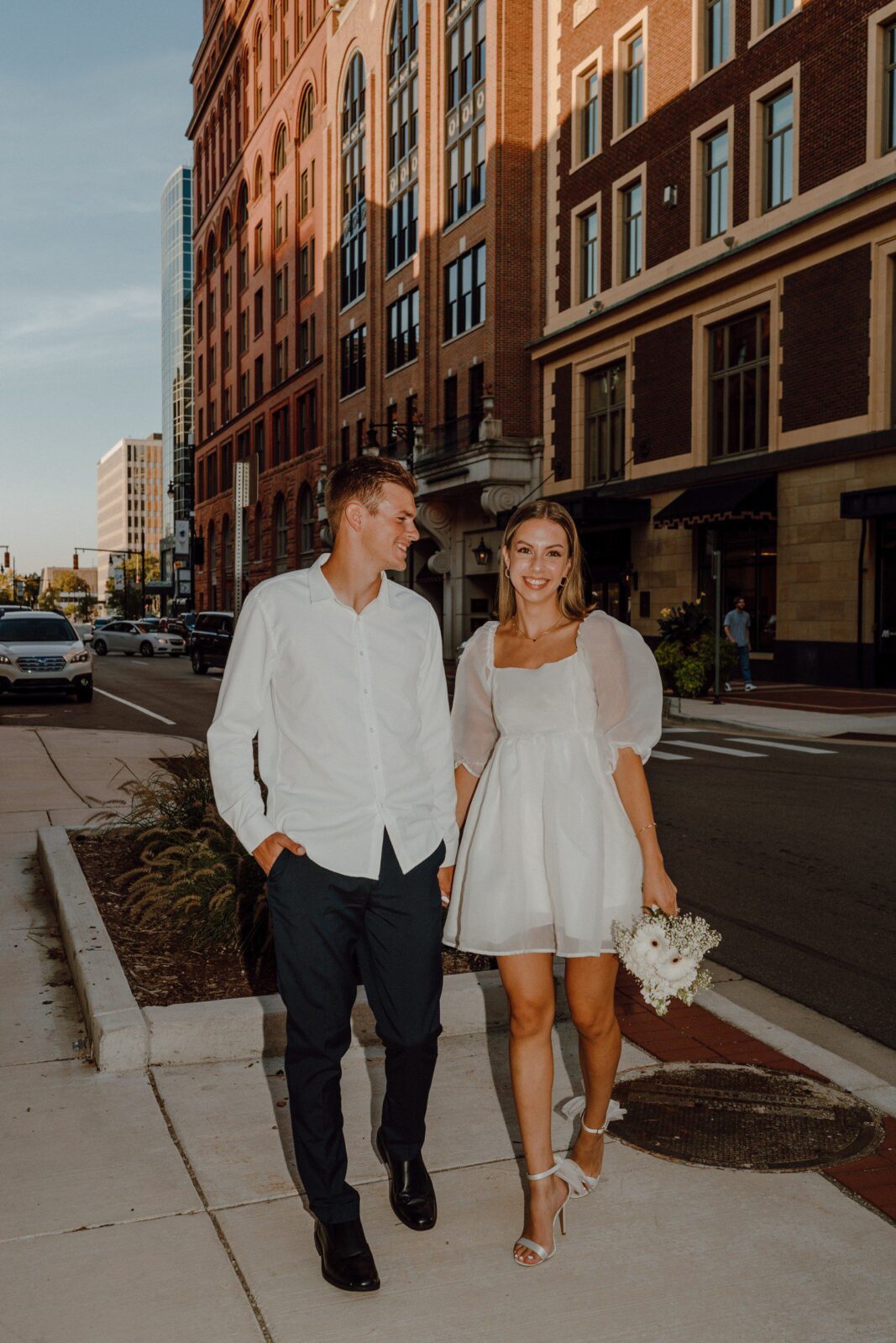 Direct Flash Engagement Photos In Michigan Cassidy Lynne Photo