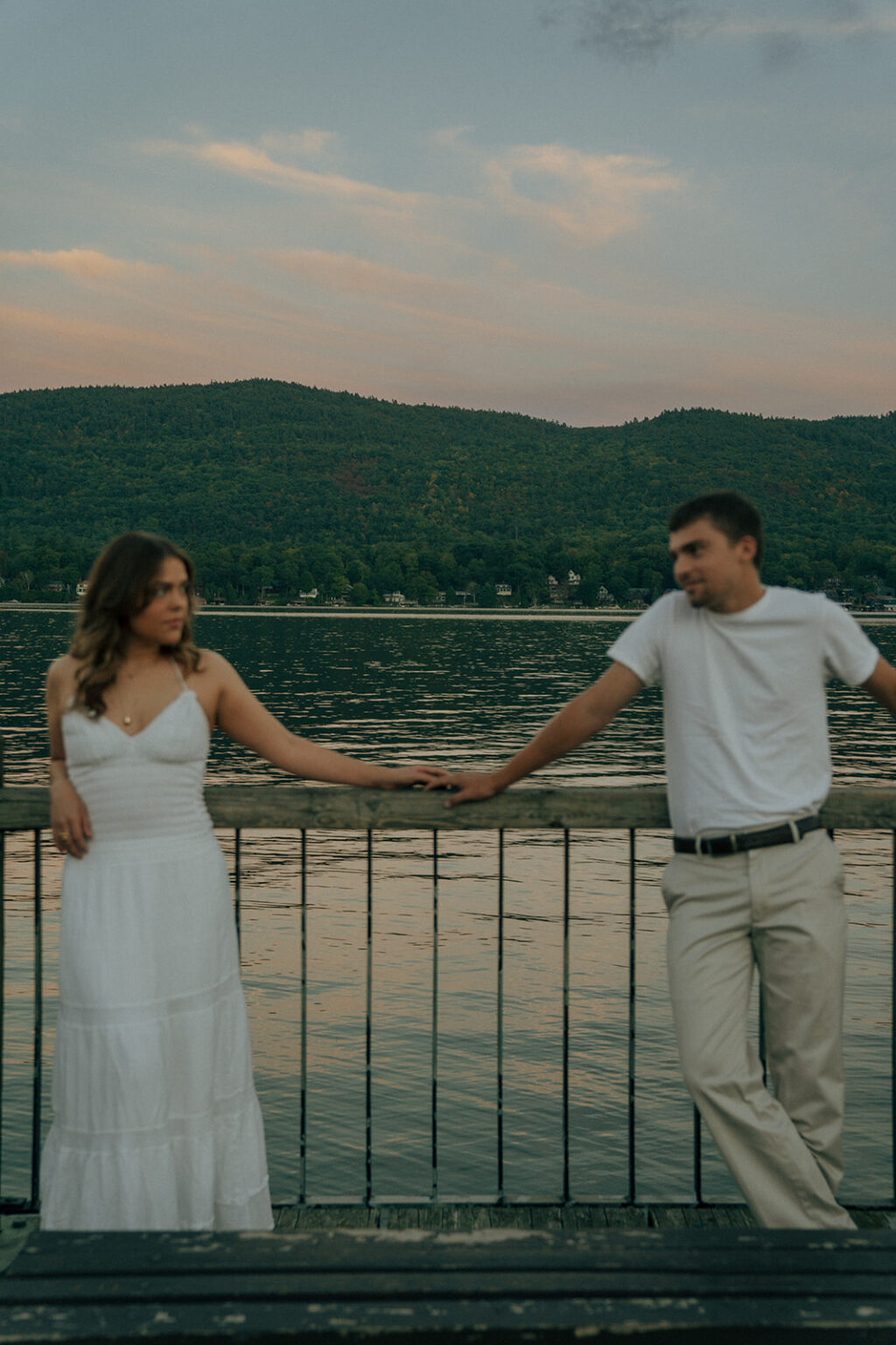 Moody Couples Session at Lake George, NY - Cassidy Lynne