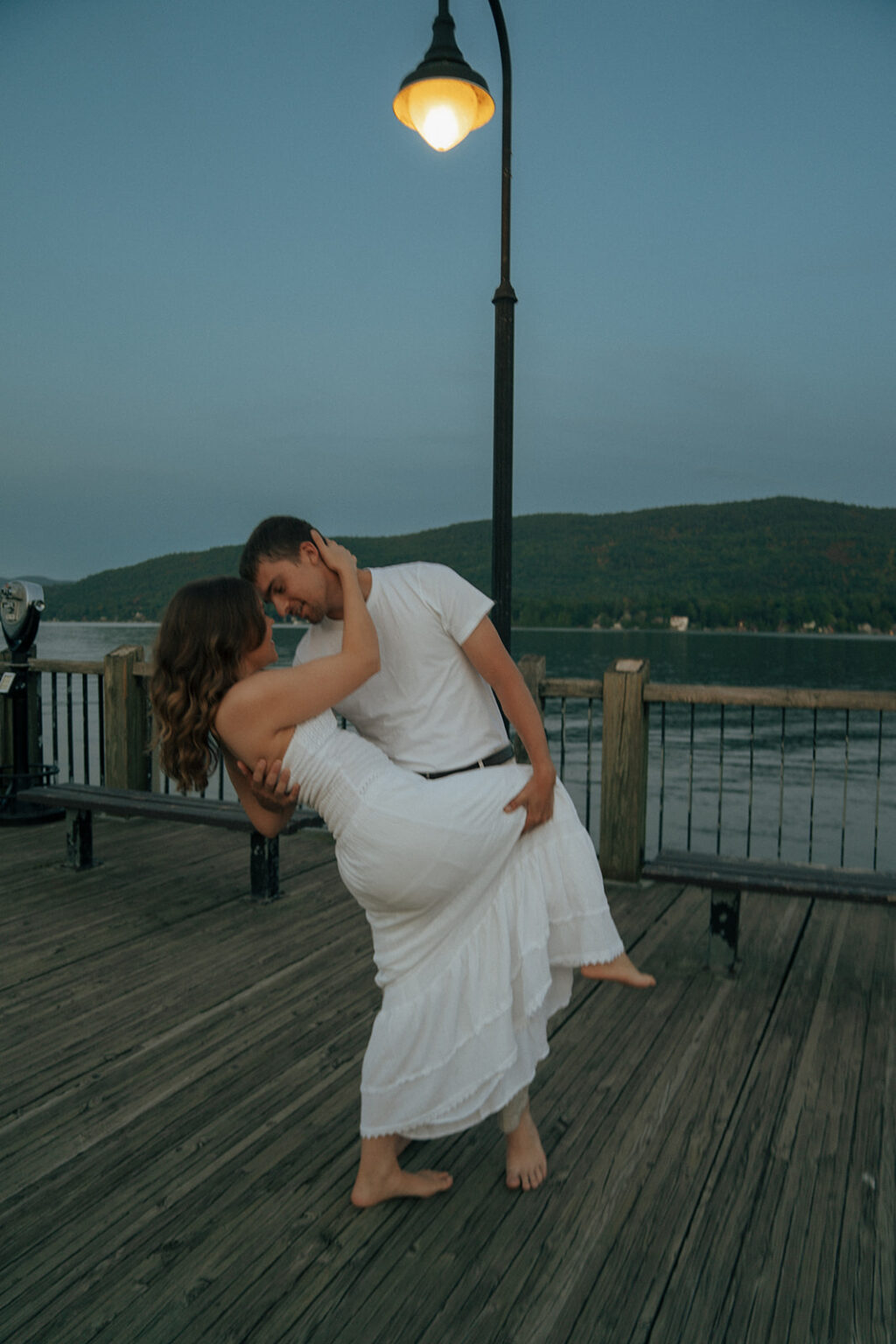 Moody Couples Session at Lake George, NY - Cassidy Lynne